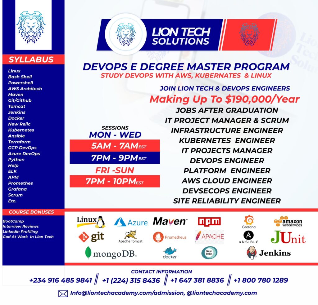 DevOps and Cloud Training Program - Lion Tech Academy